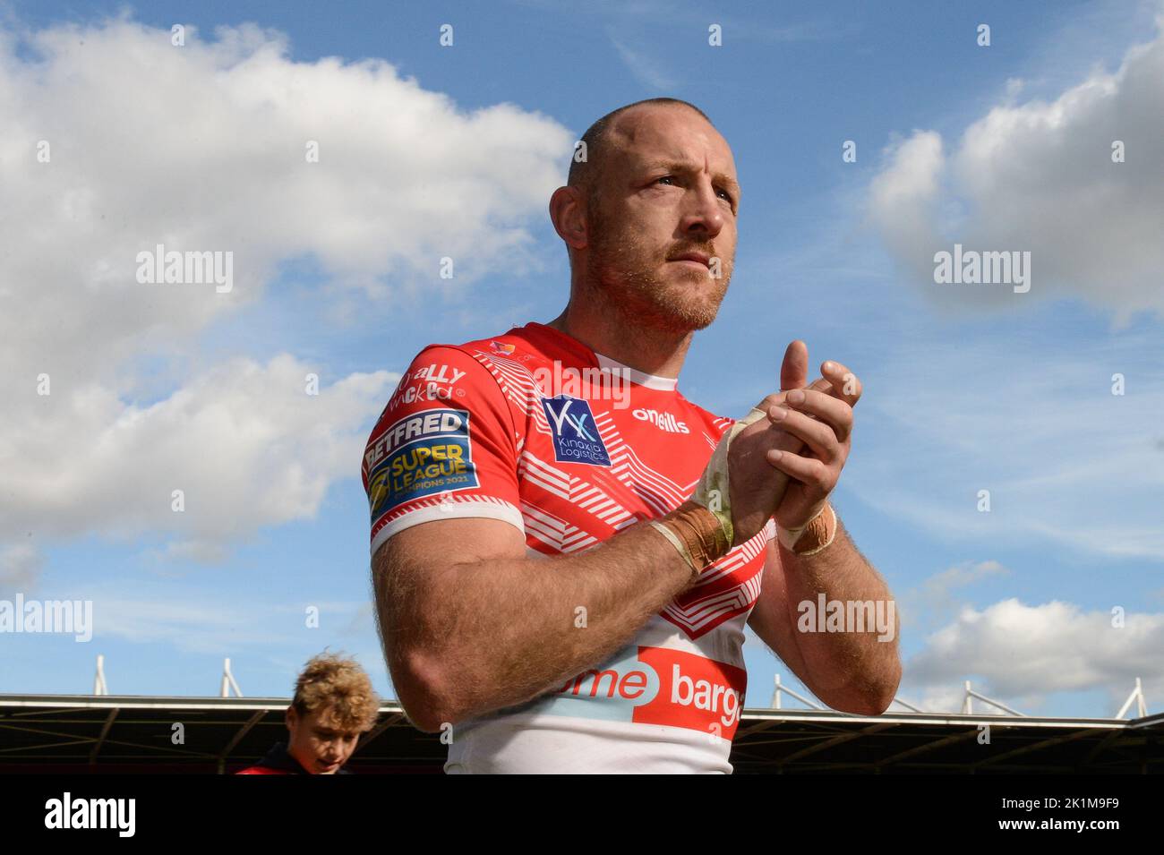 St. Helens, England -17th September 2022 - James Roby of St Helens ...