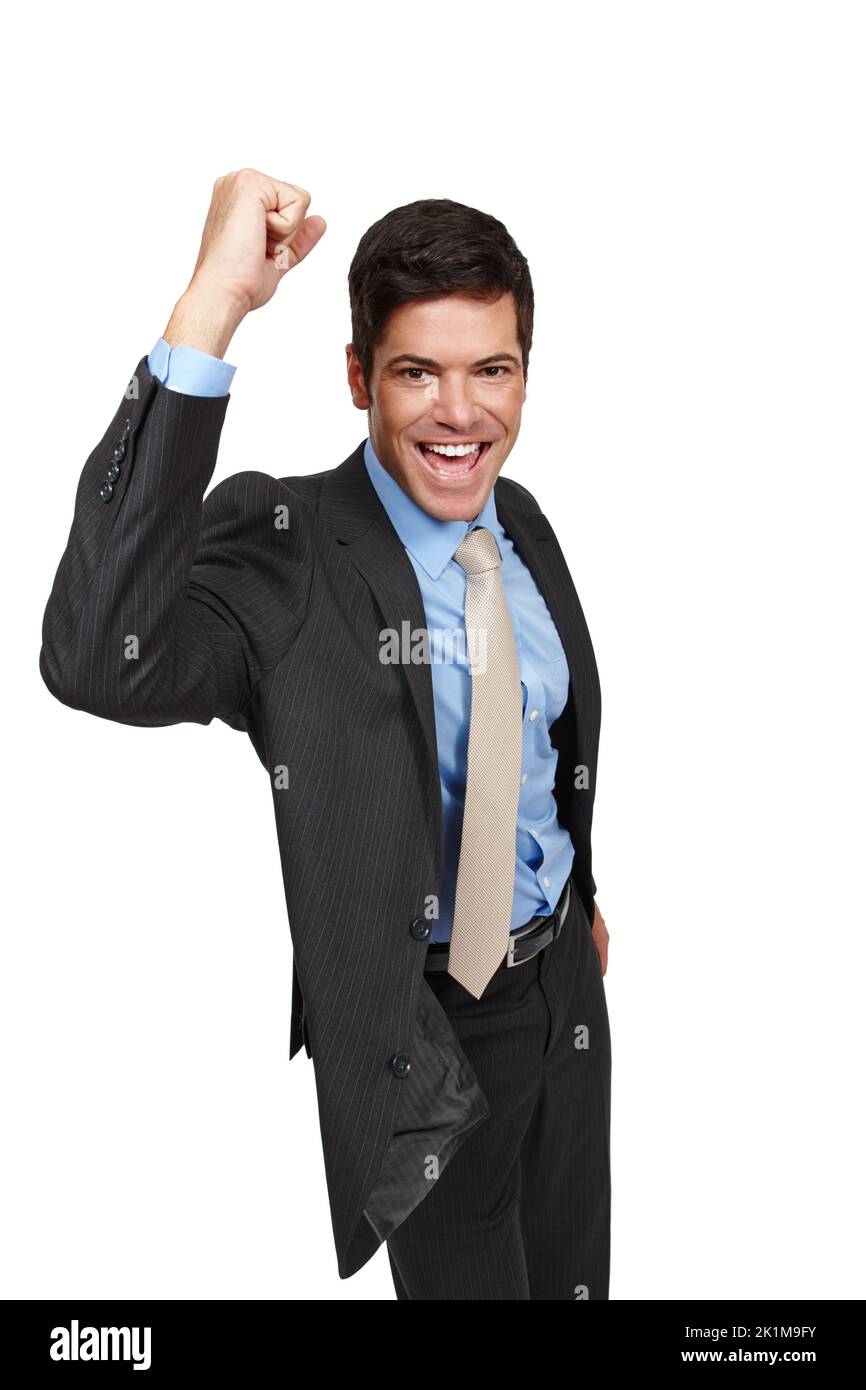 One success after another. Studio portrait of a well-dressed ...