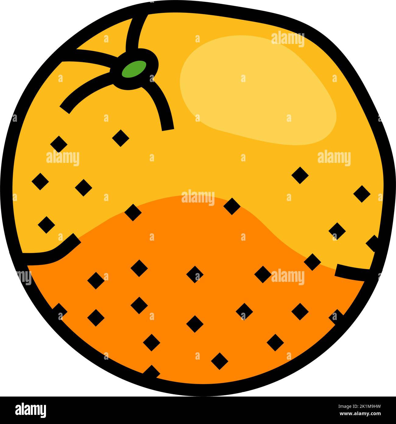 Orang fruit icon hi-res stock photography and images - Alamy