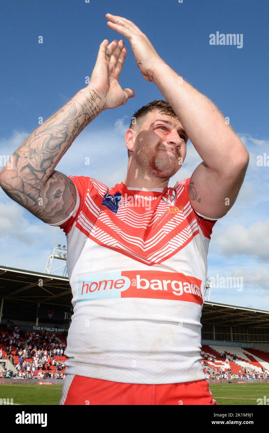 St. Helens, England -17th September 2022 - Rugby League Betfred Super ...