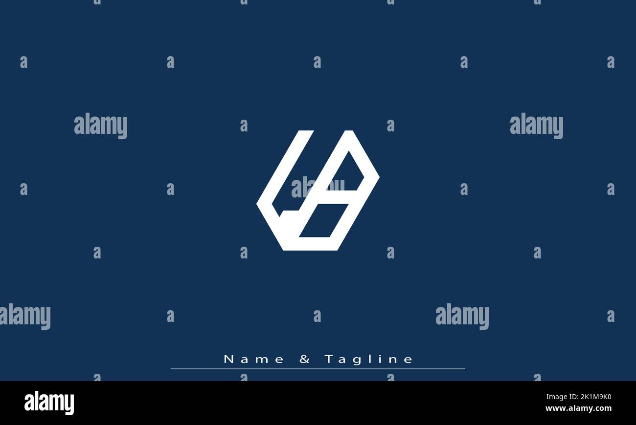 Alphabet letters Initials Monogram logo LB , BL Stock Vector Image ...