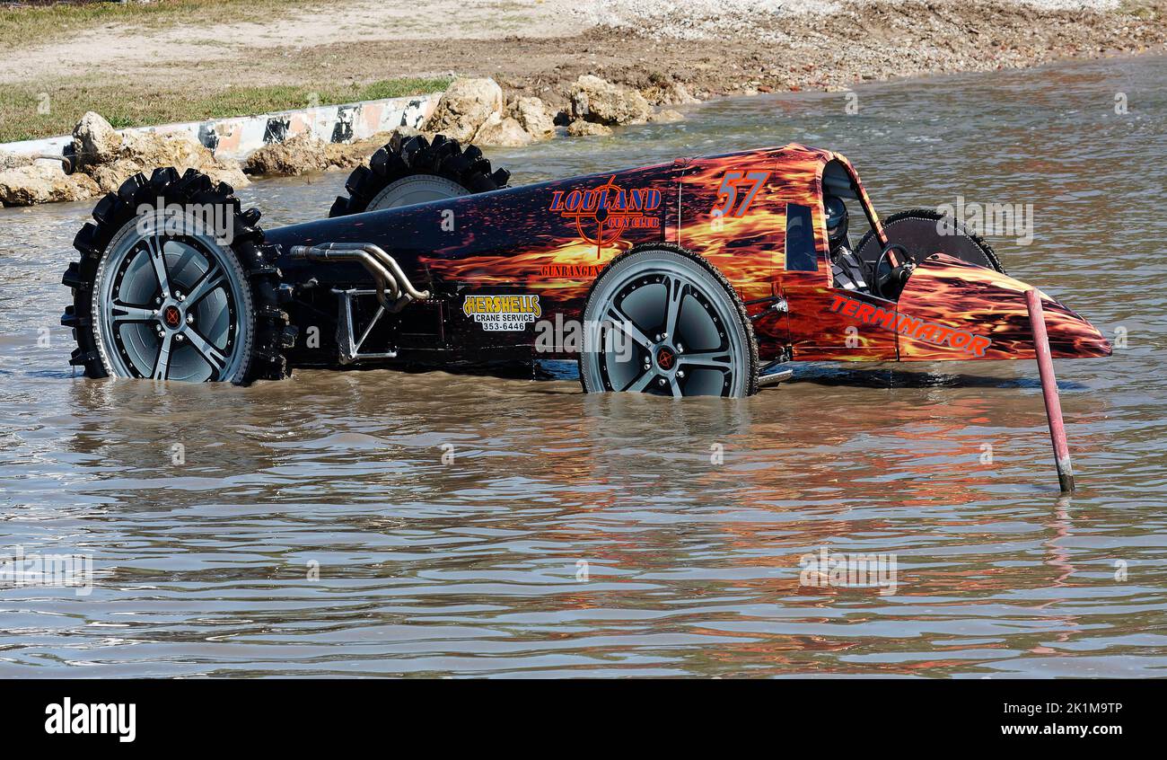 Swamp buggy sitting in water hi-res stock photography and images - Alamy