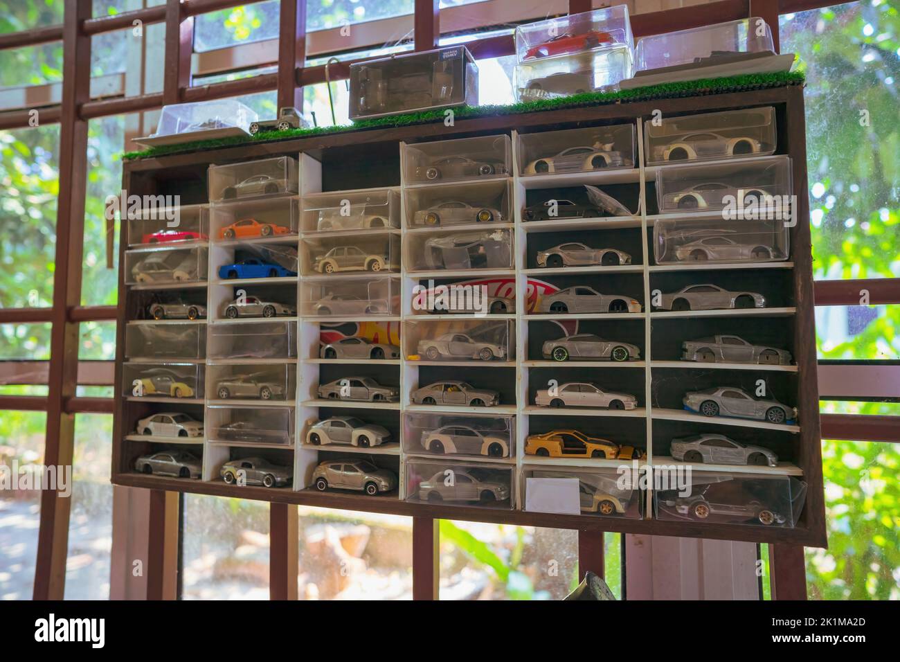 Perak, Malaysia - Aug 12, 2022 : miniature toys car Hot Wheel. on wall ...