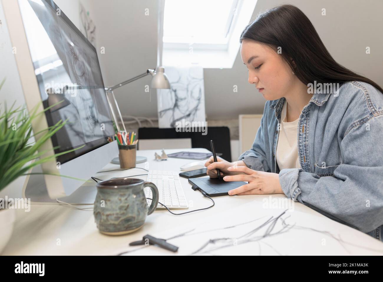 Graphics artist computer hi-res stock photography and images - Alamy