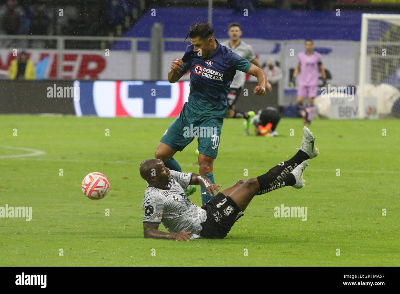 September 16, 2022, Mexico City, Mexico: (R) Angel Romero of Cruz Azul ...