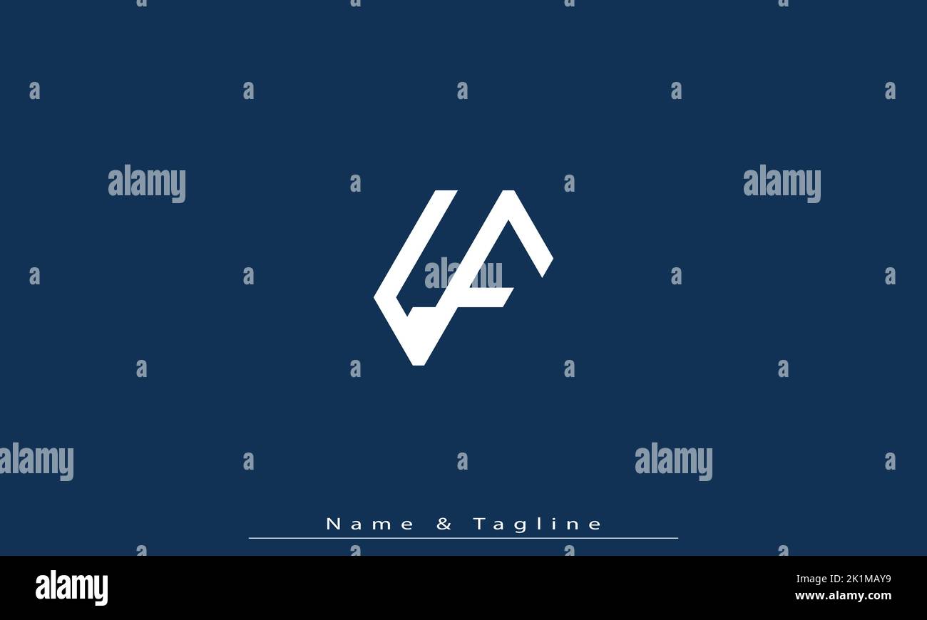 Alphabet letters Initials Monogram logo LF , FL Stock Vector Image ...