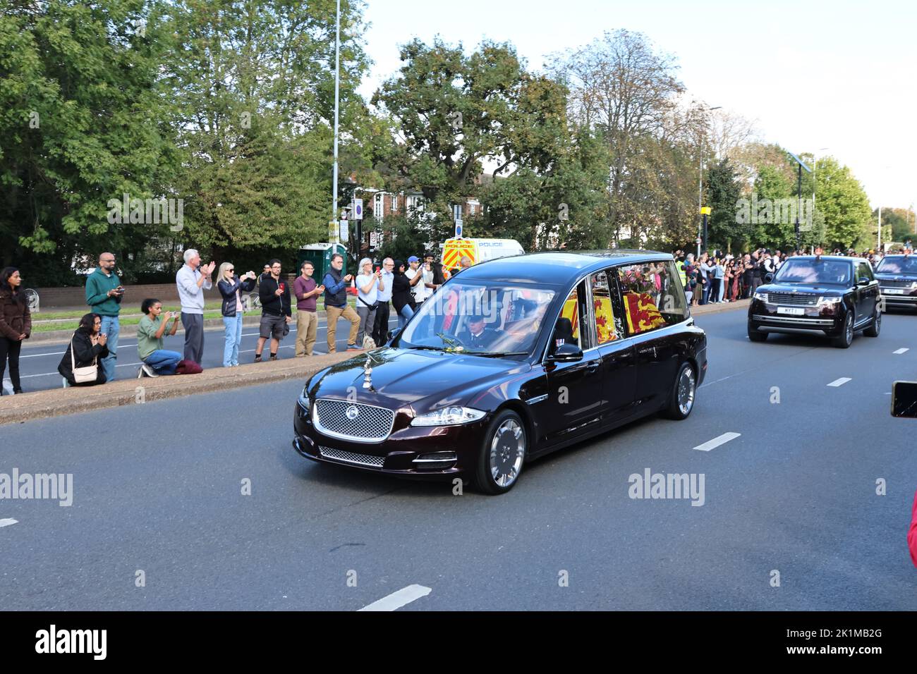 Her Majesty Queen Elizabeth II State Funeral Procession by State Hearse ...