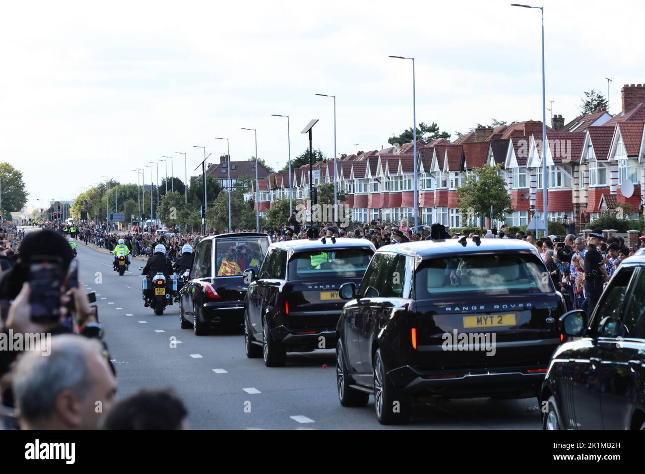 Her Majesty Queen Elizabeth II State Funeral Procession by State Hearse ...