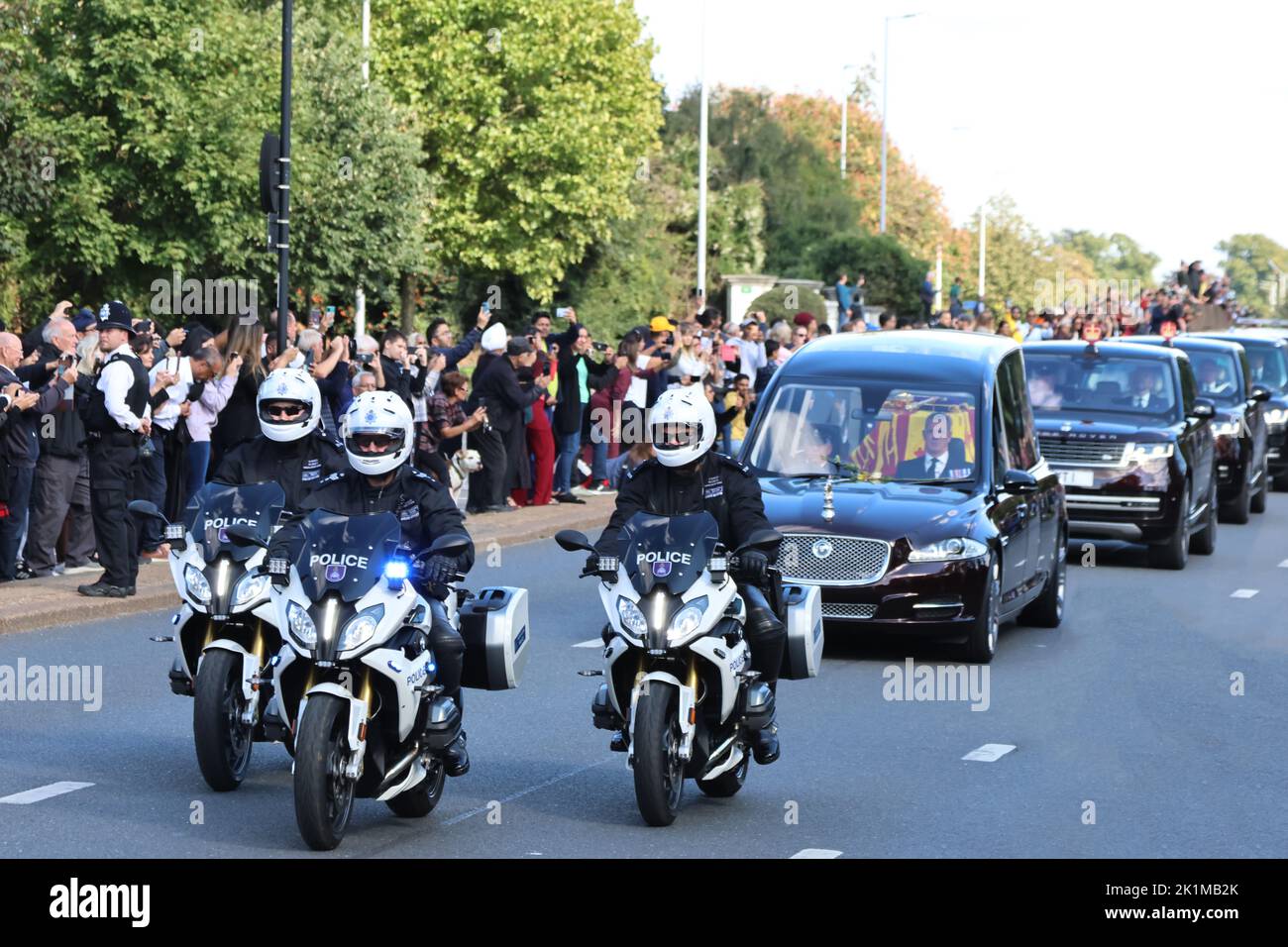 Her Majesty Queen Elizabeth II State Funeral Procession by State Hearse ...