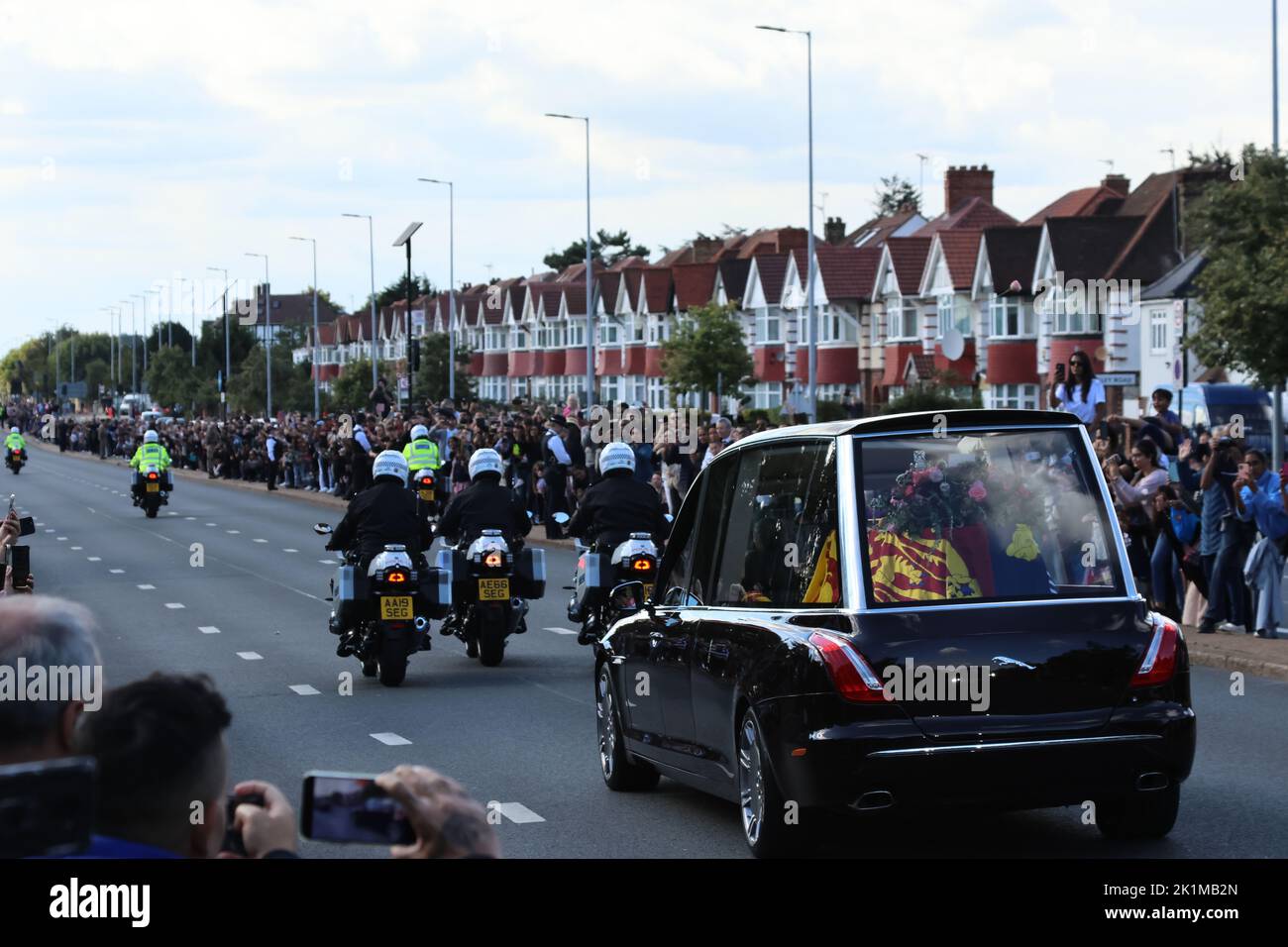 Her Majesty Queen Elizabeth II State Funeral Procession by State Hearse ...