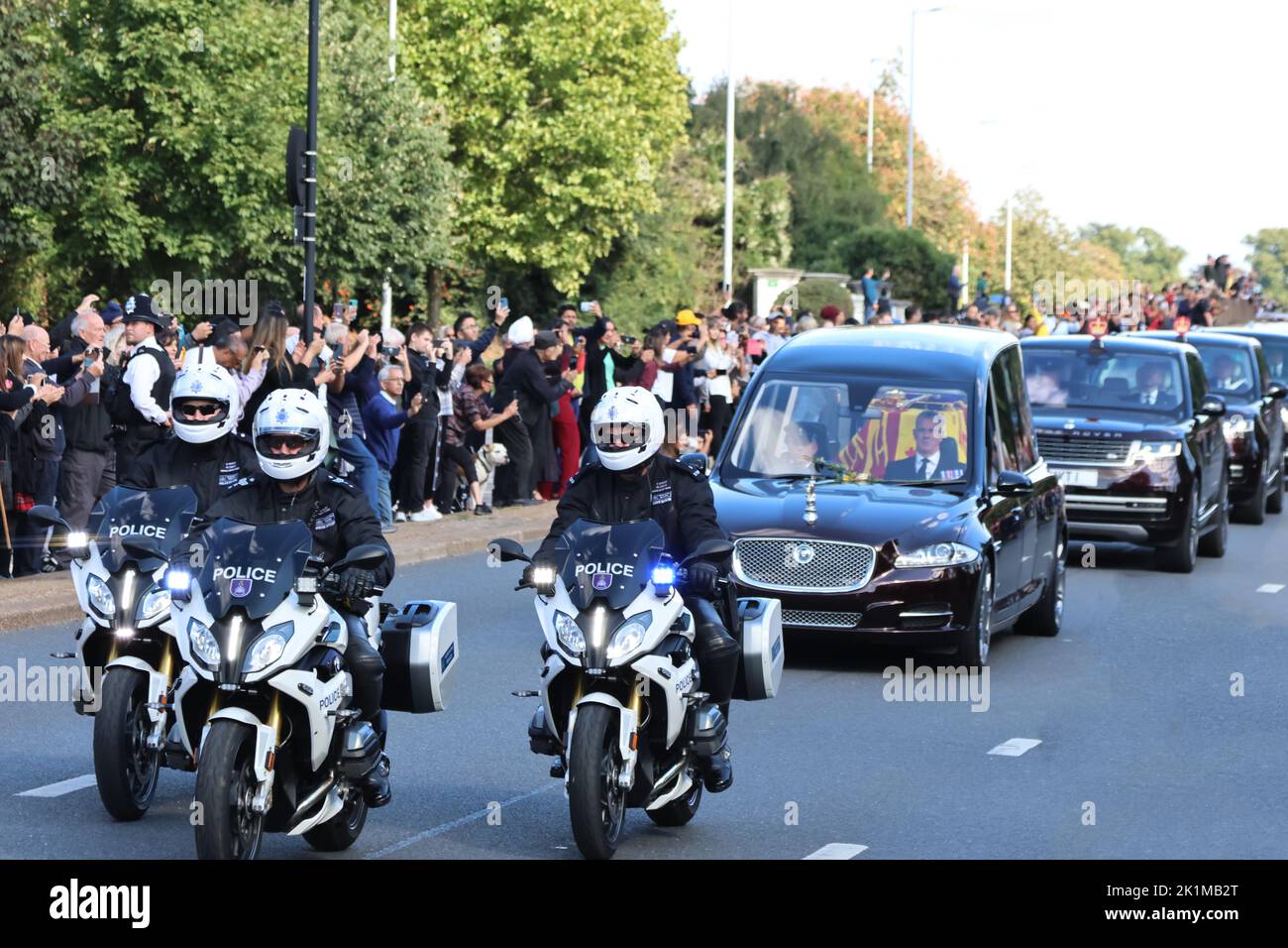 Her Majesty Queen Elizabeth II State Funeral Procession by State Hearse ...