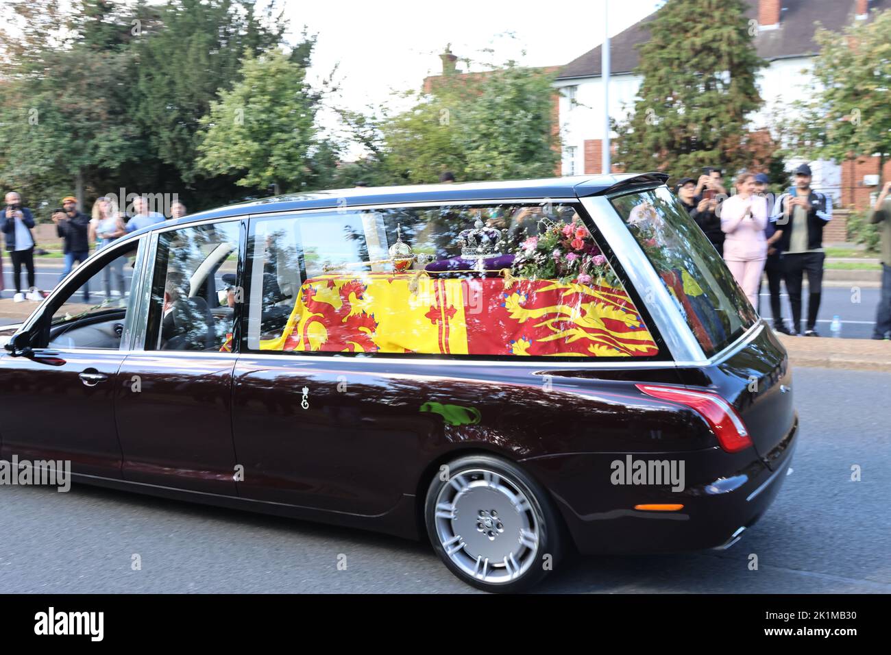 Her Majesty Queen Elizabeth II State Funeral Procession by State Hearse ...