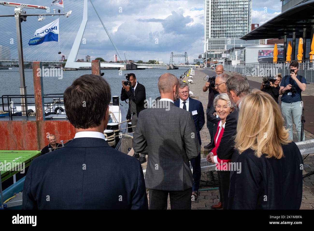 Netherlands, Rotterdam, 2022-09-08. Dutch Prime Minister Mark Rutte and ...