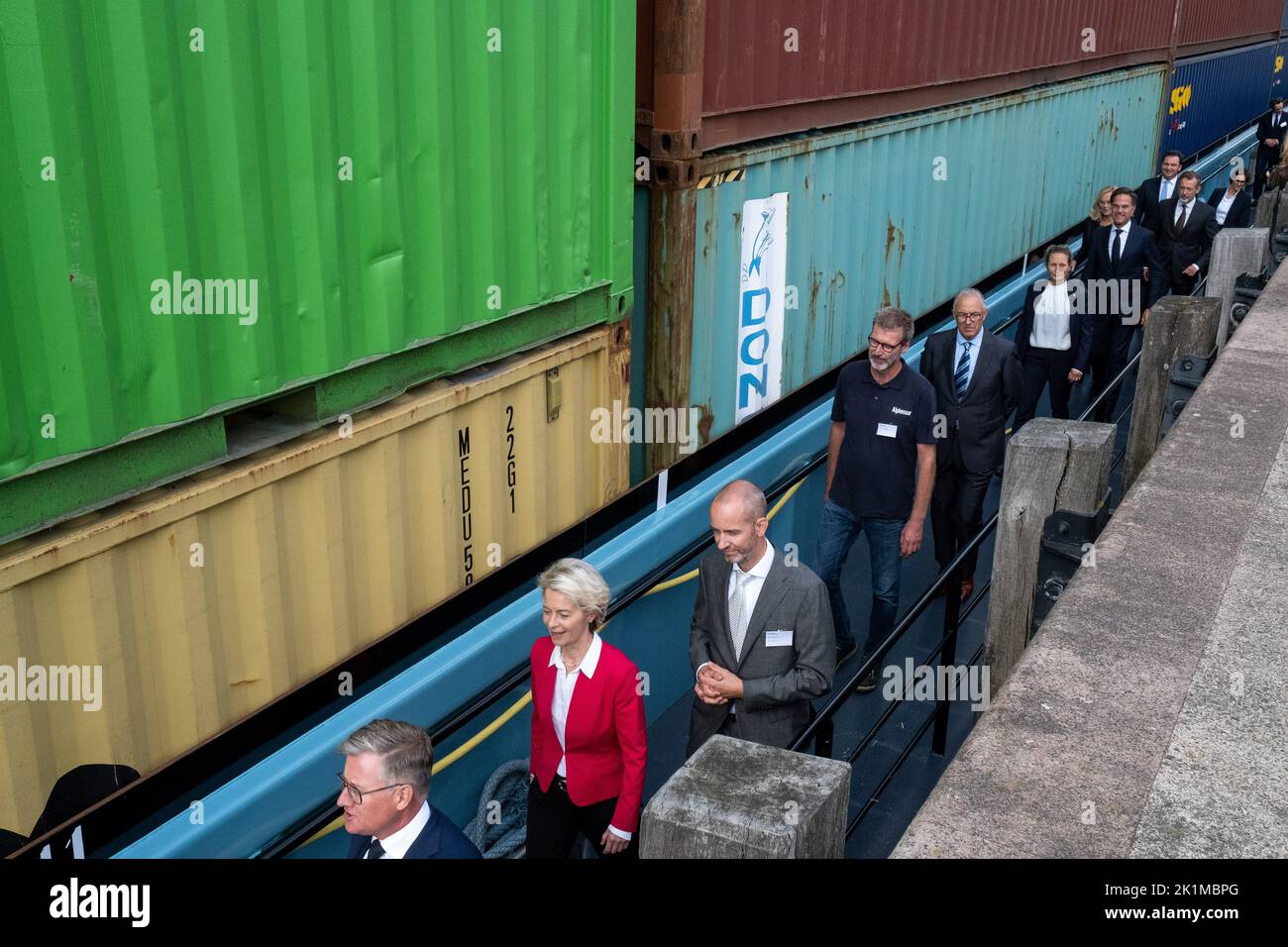 Netherlands, Rotterdam, 2022-09-08. Dutch Prime Minister Mark Rutte and ...