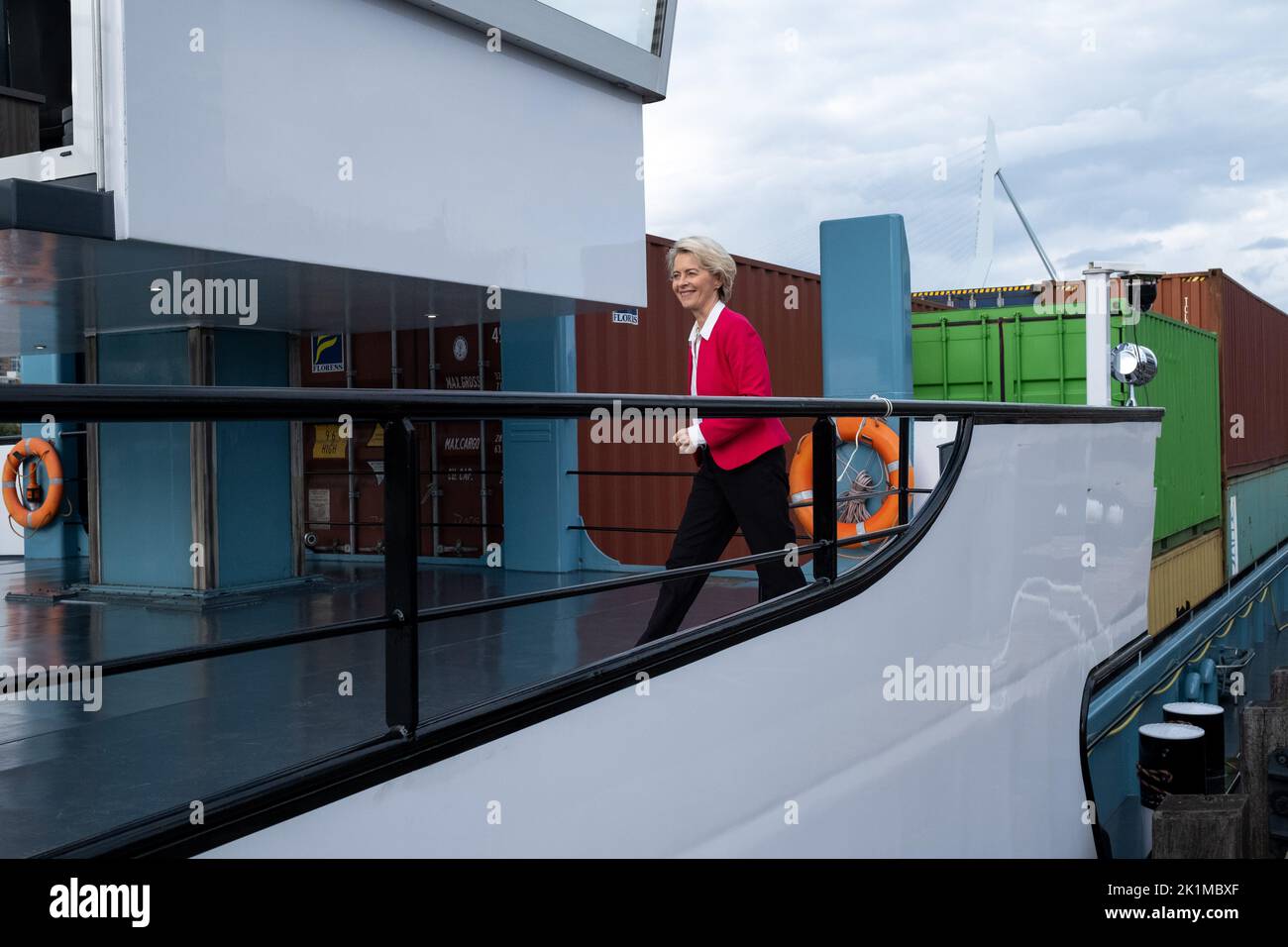 Netherlands, Rotterdam, 2022-09-08. Dutch Prime Minister Mark Rutte and ...
