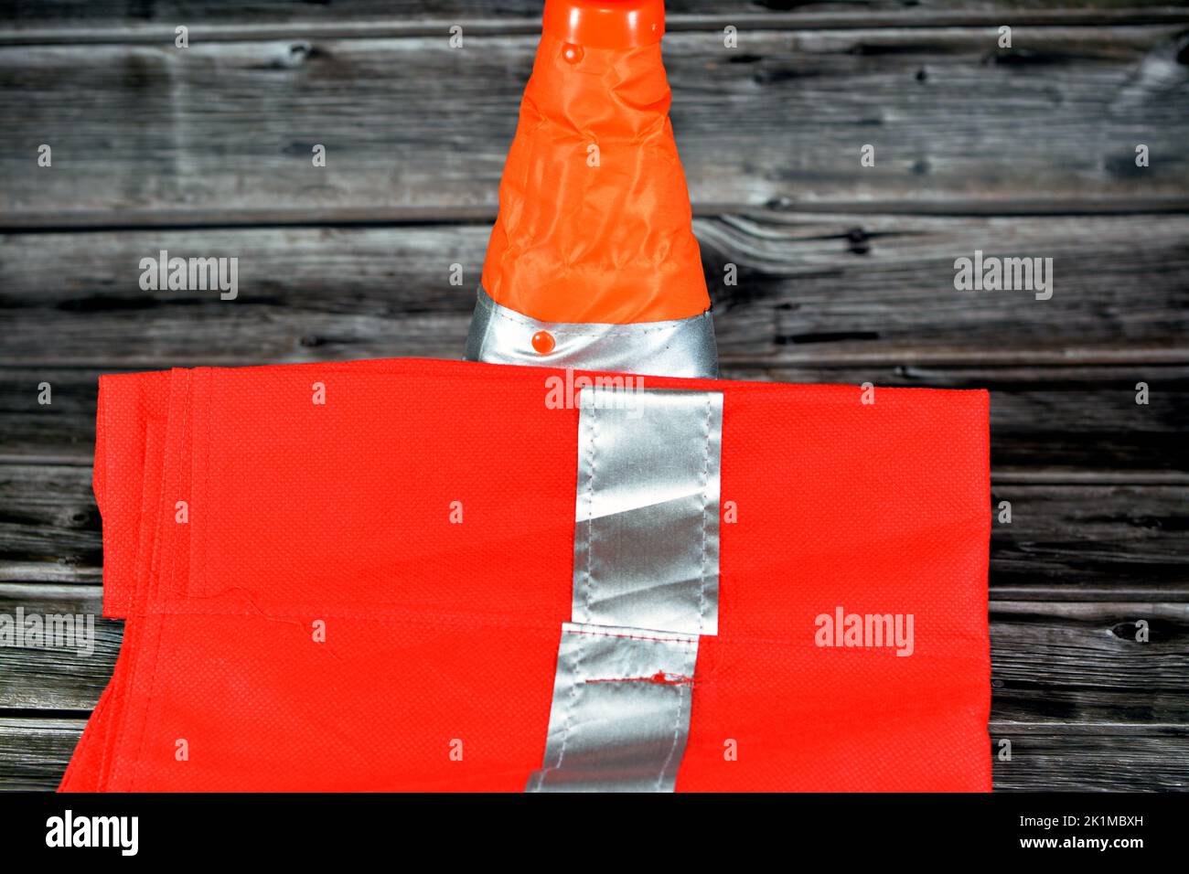 Safety cone on roadside hi-res stock photography and images - Alamy