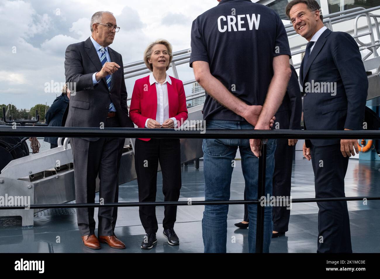 Netherlands, Rotterdam, 2022-09-08. Dutch Prime Minister Mark Rutte and ...
