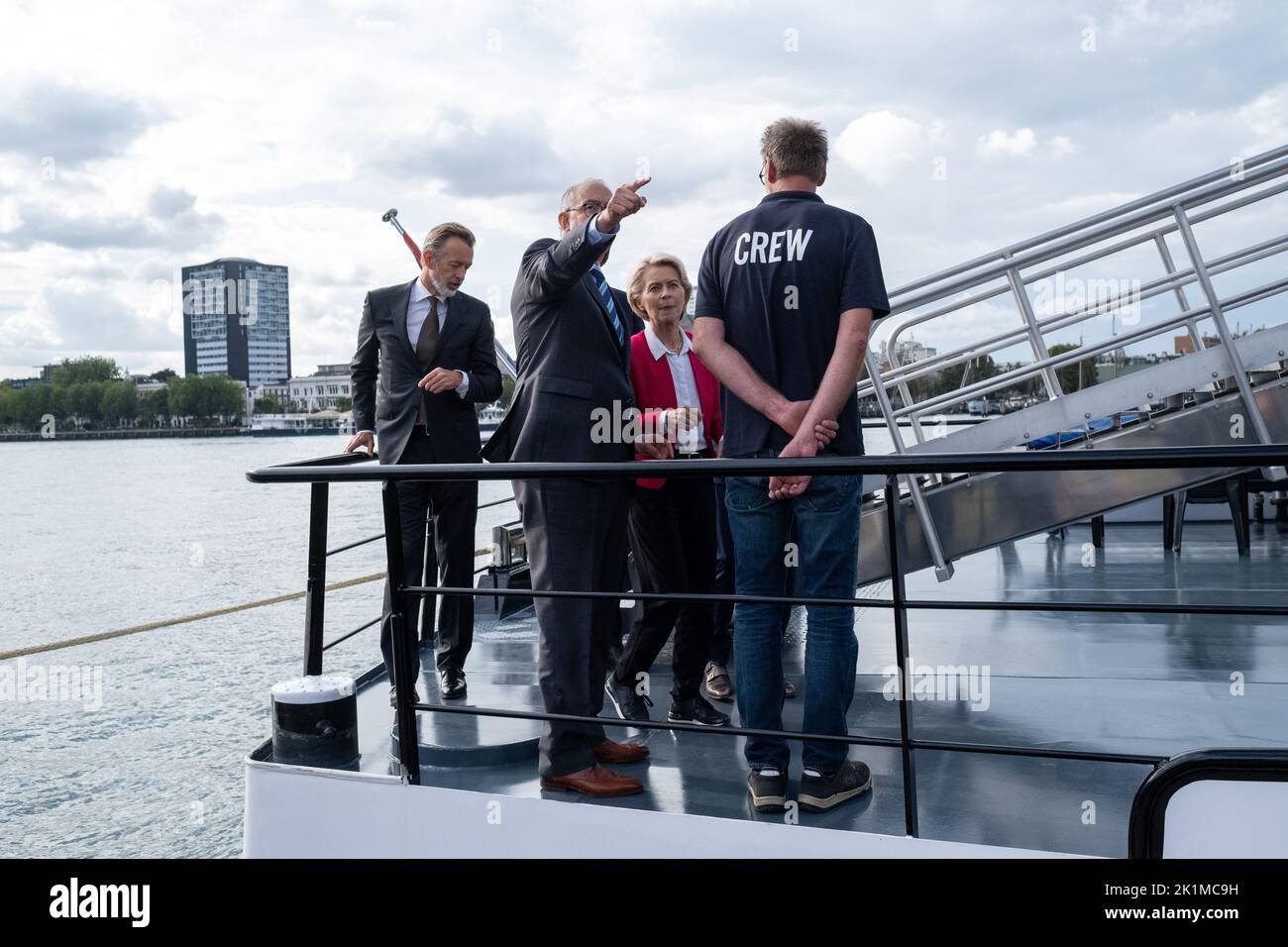 Netherlands, Rotterdam, 2022-09-08. Dutch Prime Minister Mark Rutte and ...