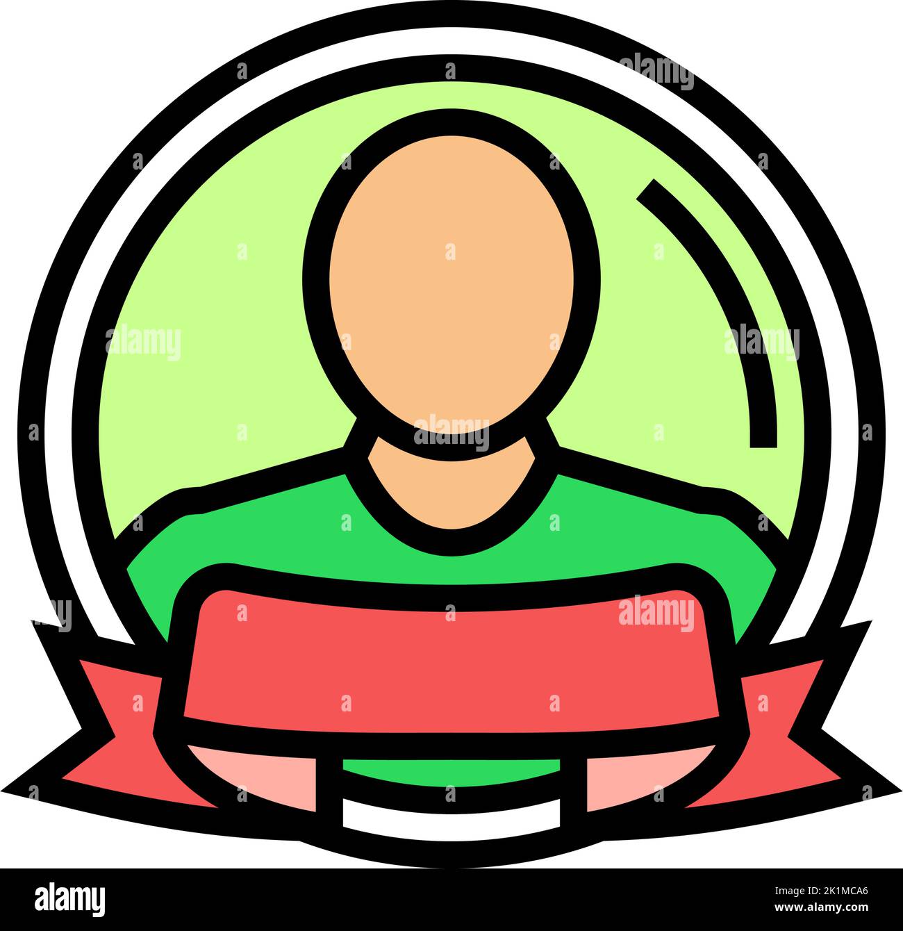 member registration color icon vector illustration Stock Vector Image ...