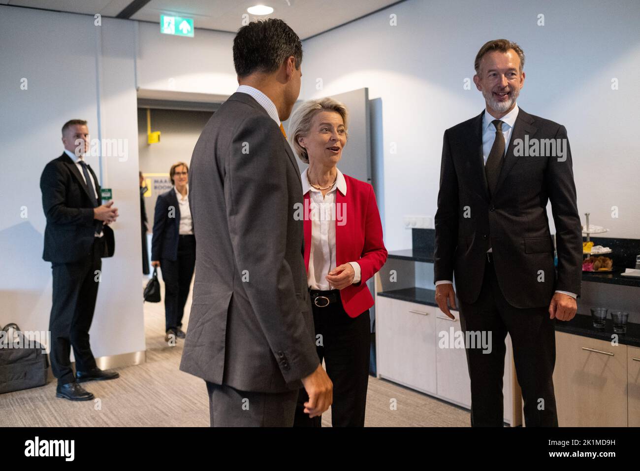 Netherlands, Rotterdam, 2022-09-08. Dutch Prime Minister Mark Rutte and ...