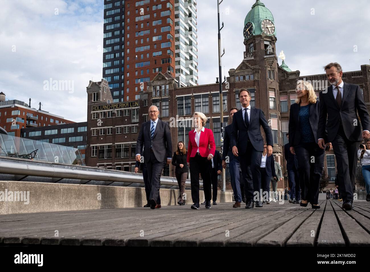 Netherlands, Rotterdam, 2022-09-08. Dutch Prime Minister Mark Rutte and ...