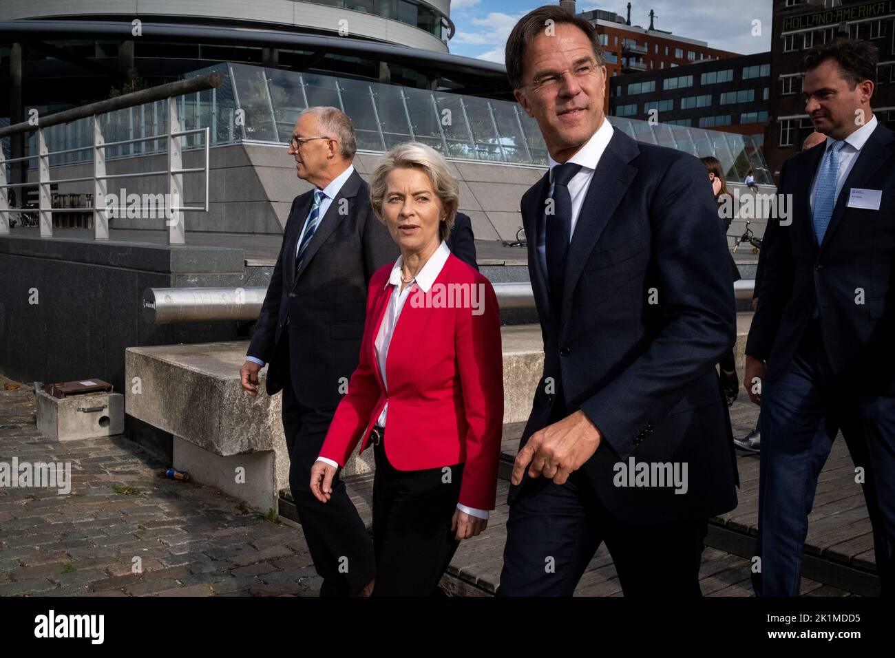 Netherlands, Rotterdam, 2022-09-08. Dutch Prime Minister Mark Rutte and ...