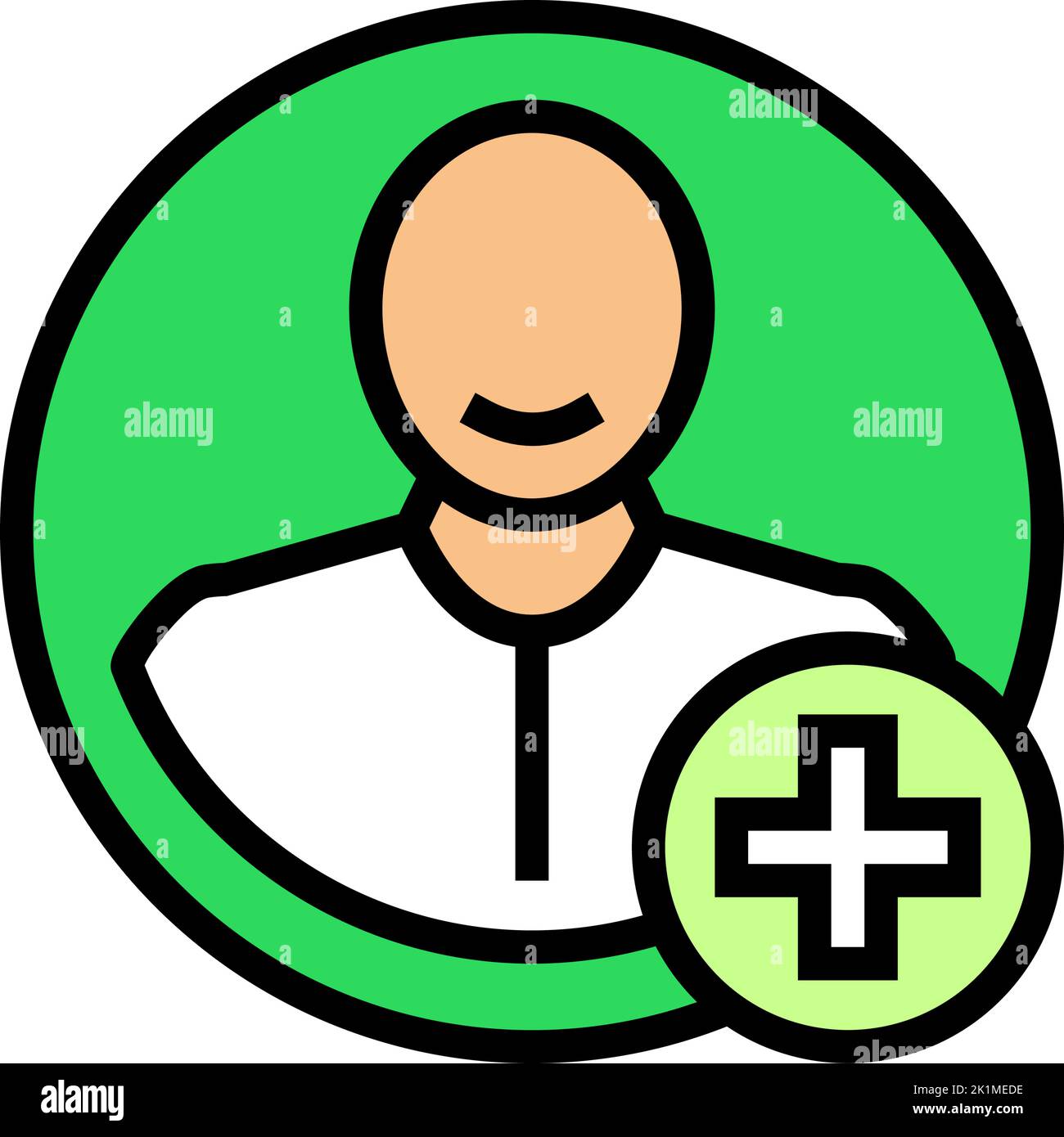 new user registration color icon vector illustration Stock Vector Image ...