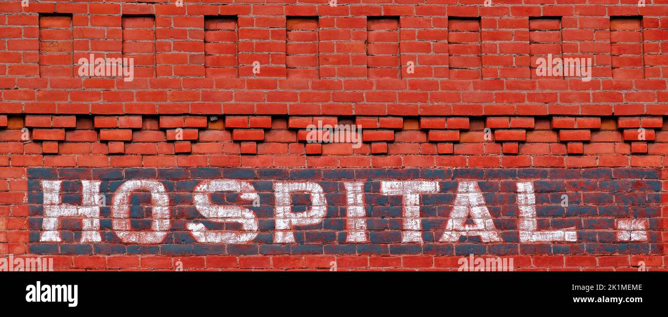 Old red brick hospital building in old town Stock Photo - Alamy Old red brick hospital building in old town Stock Photo - Alamy