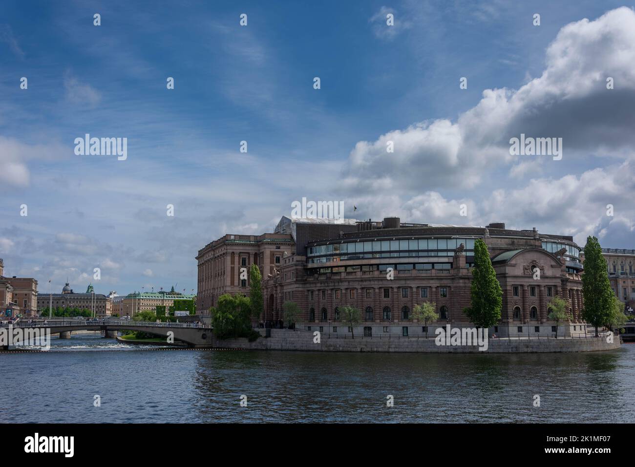 North West view ont the Parliament House Riksdagshuset Stock Photo - Alamy