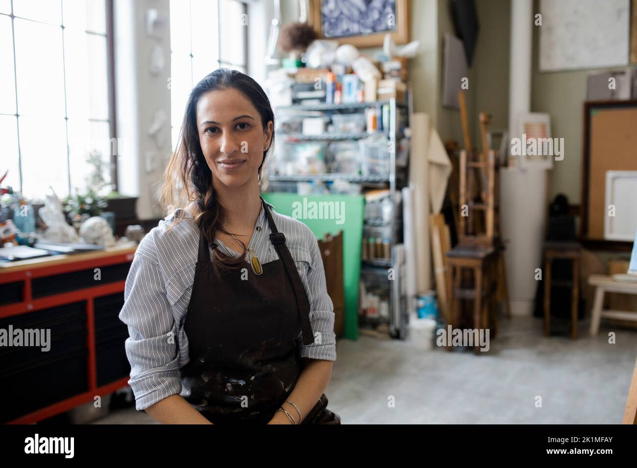 The artist in his studio hi-res stock photography and images - Alamy