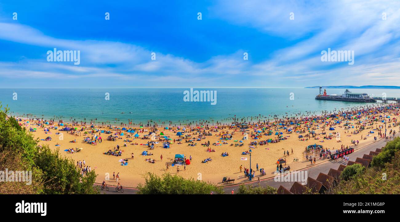 Bournemouth Beach Dorset Stock Photo - Alamy