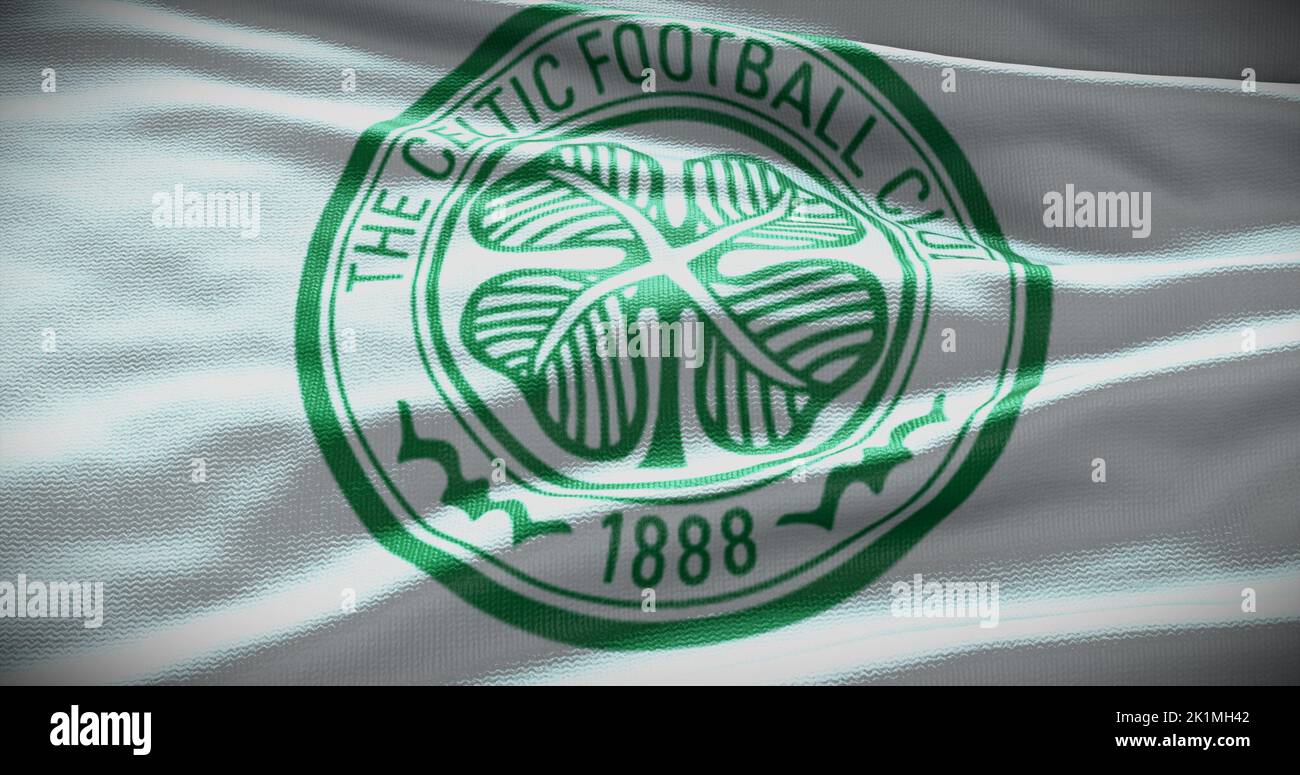 Barcelona, Spain - 17 September 2022: Celtic FC football club, soccer ...