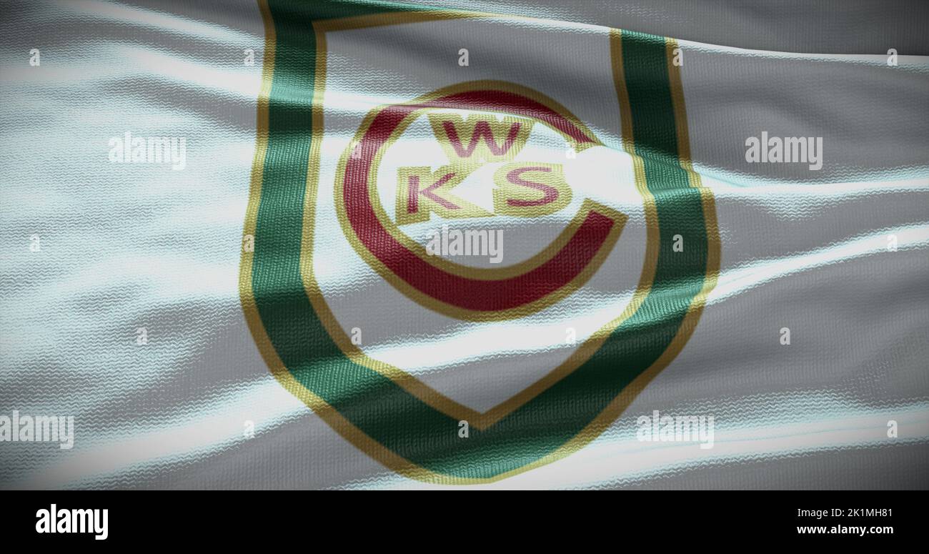 Barcelona, Spain - 17 September 2022: CWKS Warsaw FC football club ...