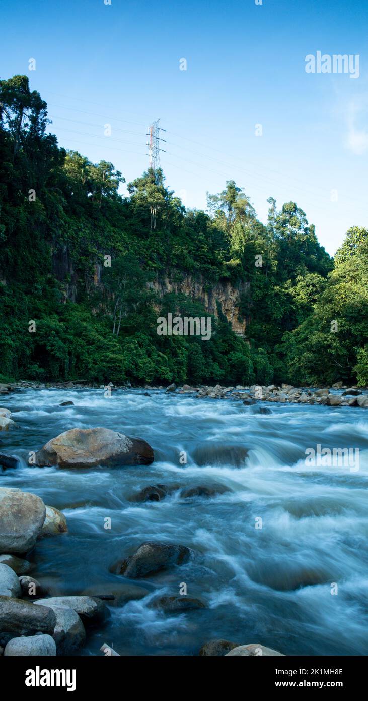 photo of a river flow in aceh indonesia Stock Photo - Alamy