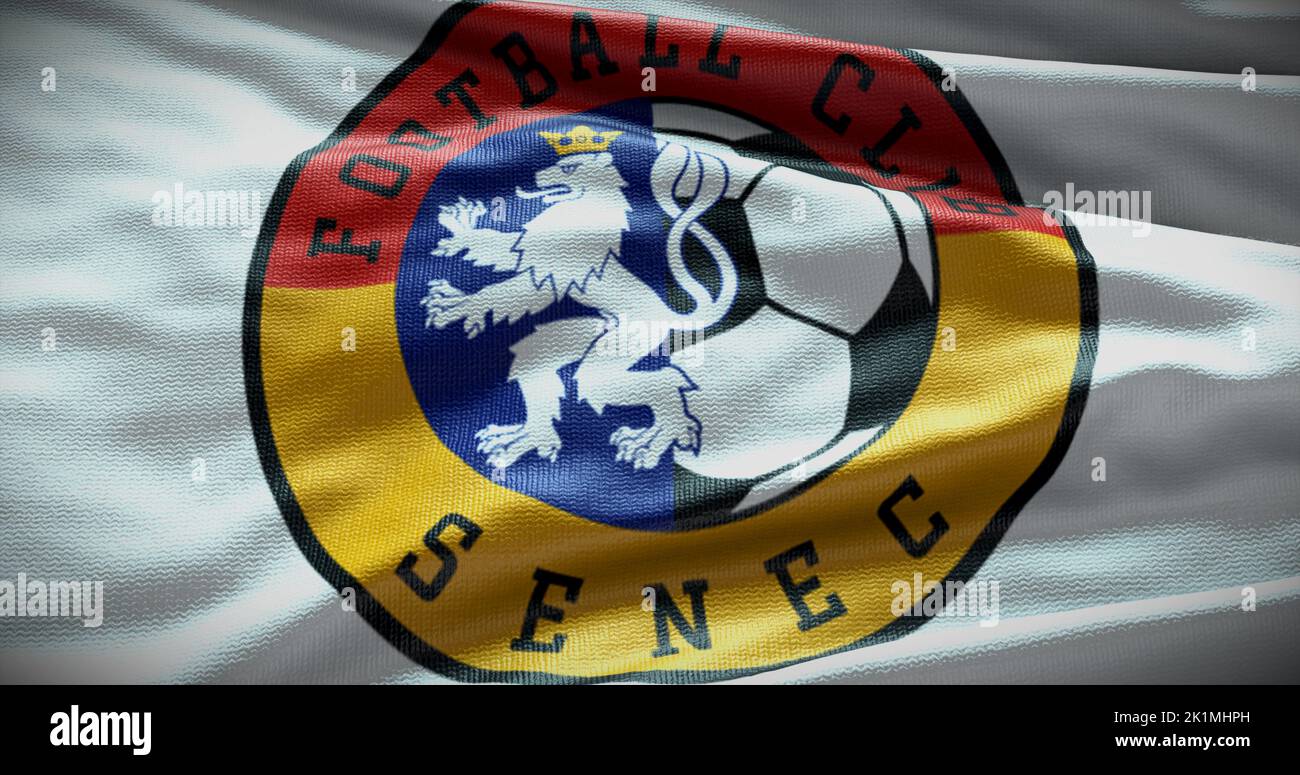 Barcelona, Spain - 17 September 2022: Senec FC football club, soccer ...