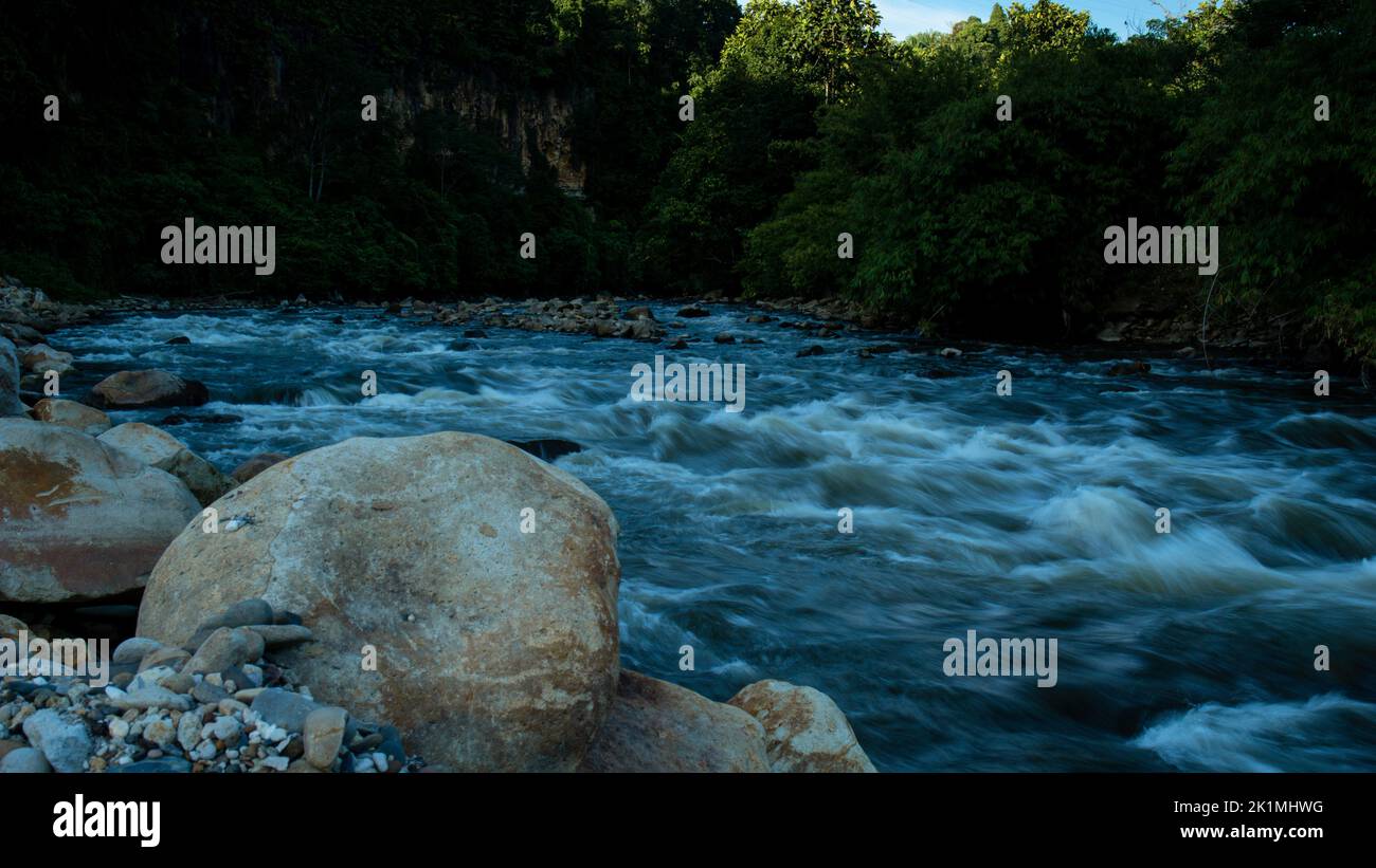 photo of a river flow in aceh indonesia Stock Photo - Alamy