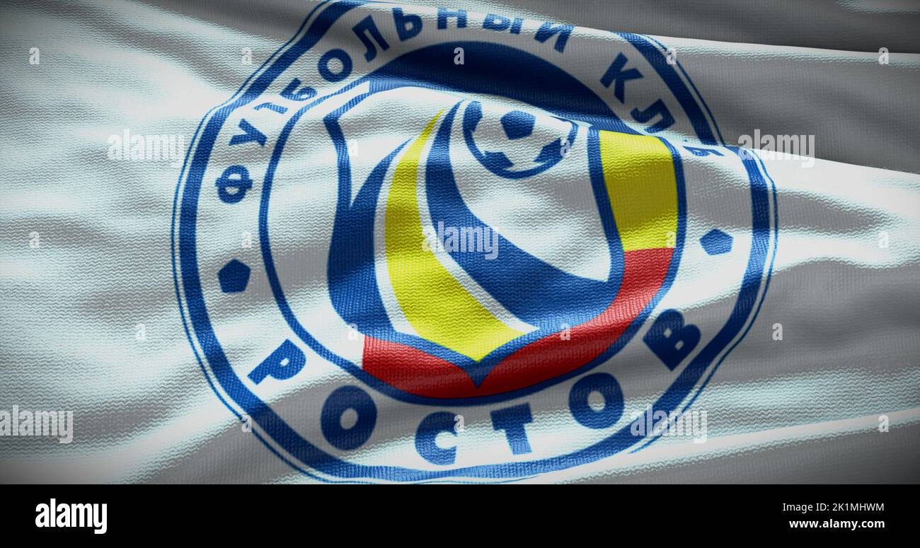 Barcelona, Spain - 17 September 2022: FK Rostov FC football club ...