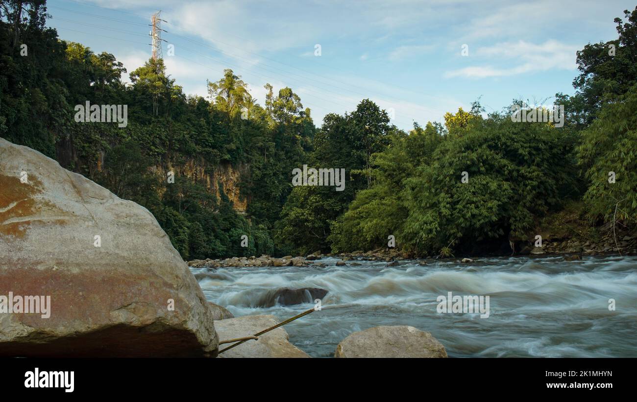photo of a river flow in aceh indonesia Stock Photo - Alamy