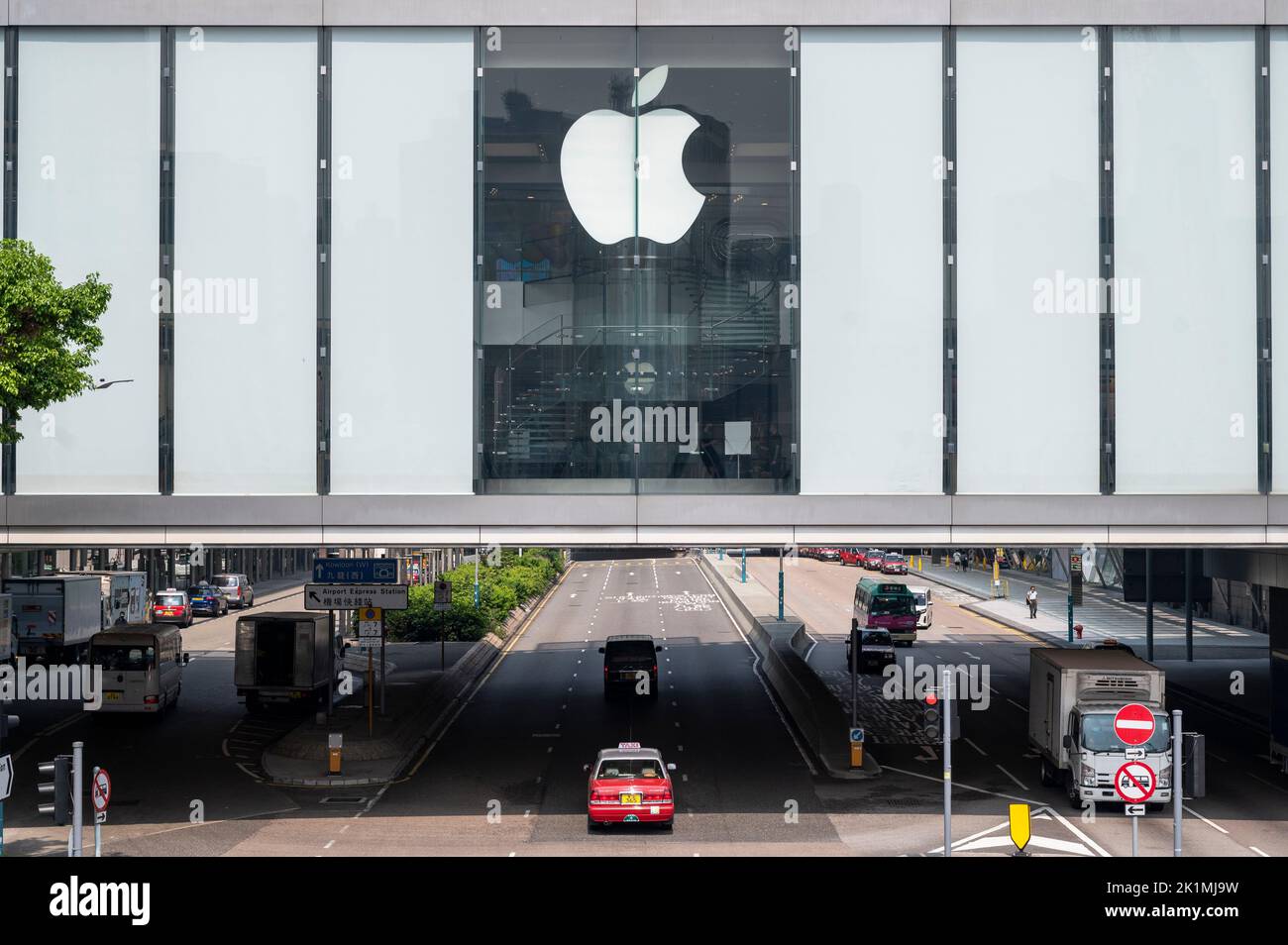 American multinational technology company Apple official store in Hong ...