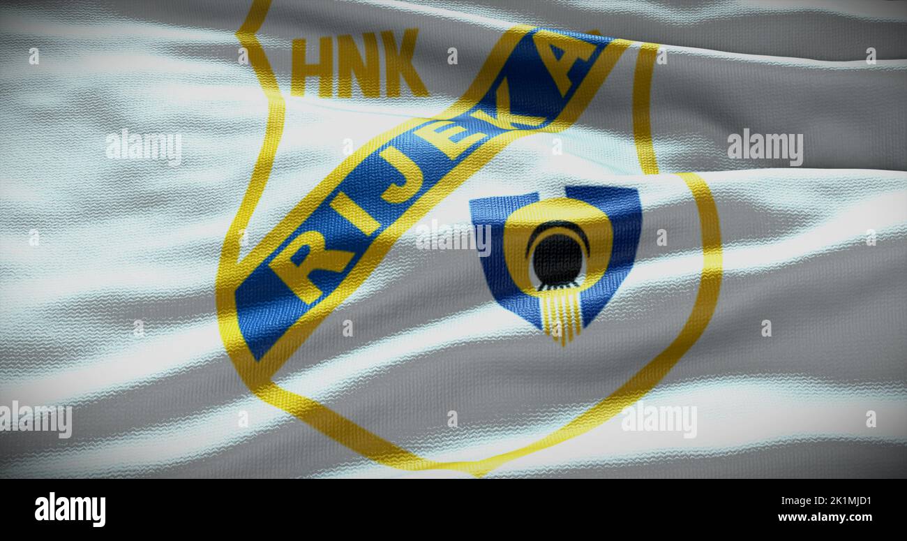 Barcelona, Spain - 17 September 2022: NK Rijeka FC football club ...