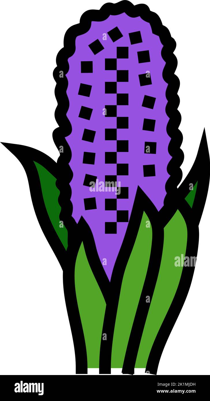 hyacinth flower spring color icon vector illustration Stock Vector ...