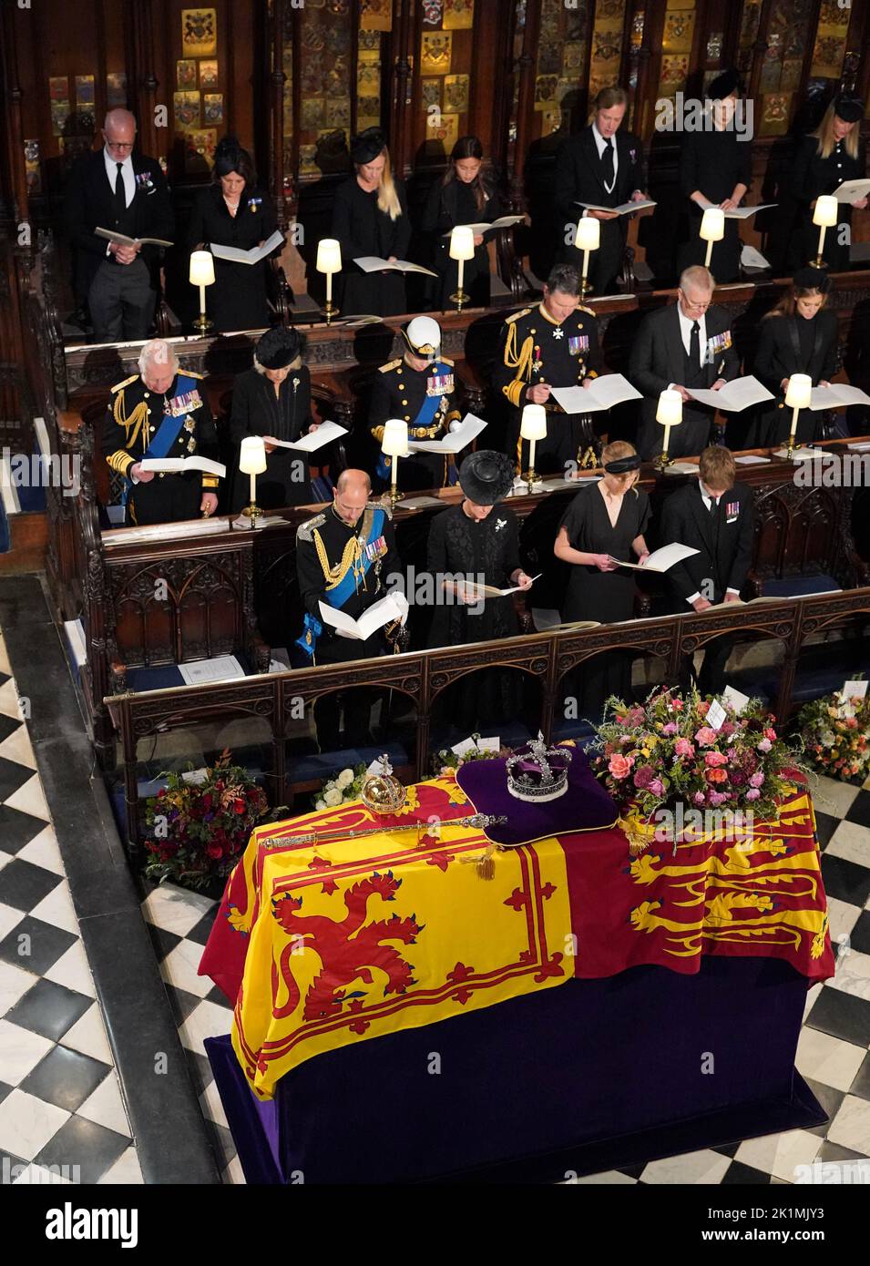 (Back row left to right) The Earl of St Andrews, the Countess of St ...