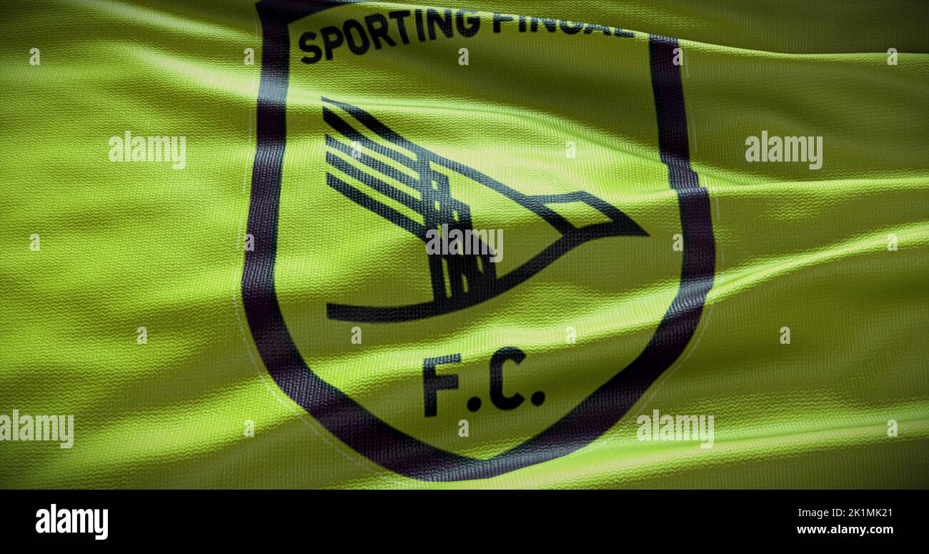 Barcelona, Spain - 17 September 2022: Sporting Fingal FC football club ...