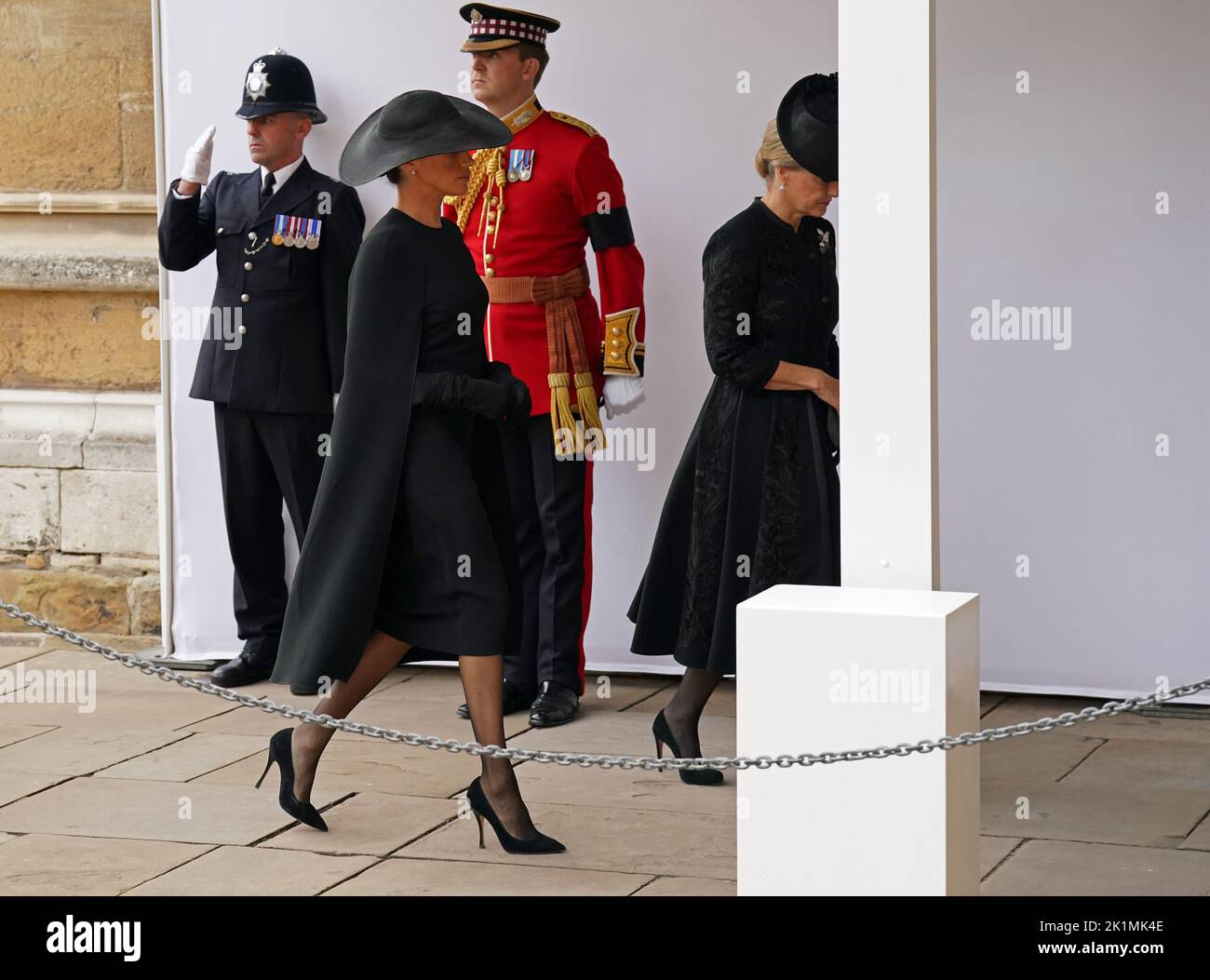 The Duchess of Sussex and the Countess of Wessex arrive at the ...