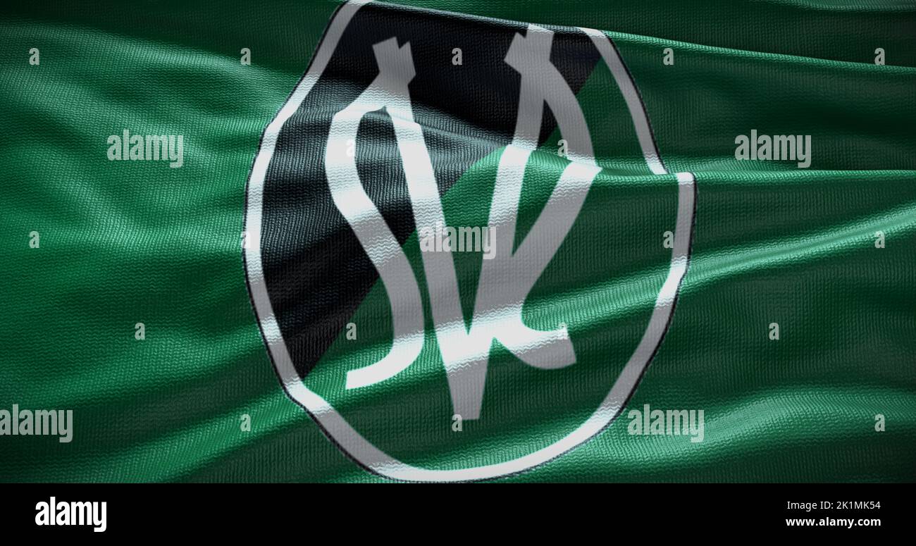 Barcelona, Spain - 17 September 2022: SV Ried FC football club, soccer ...