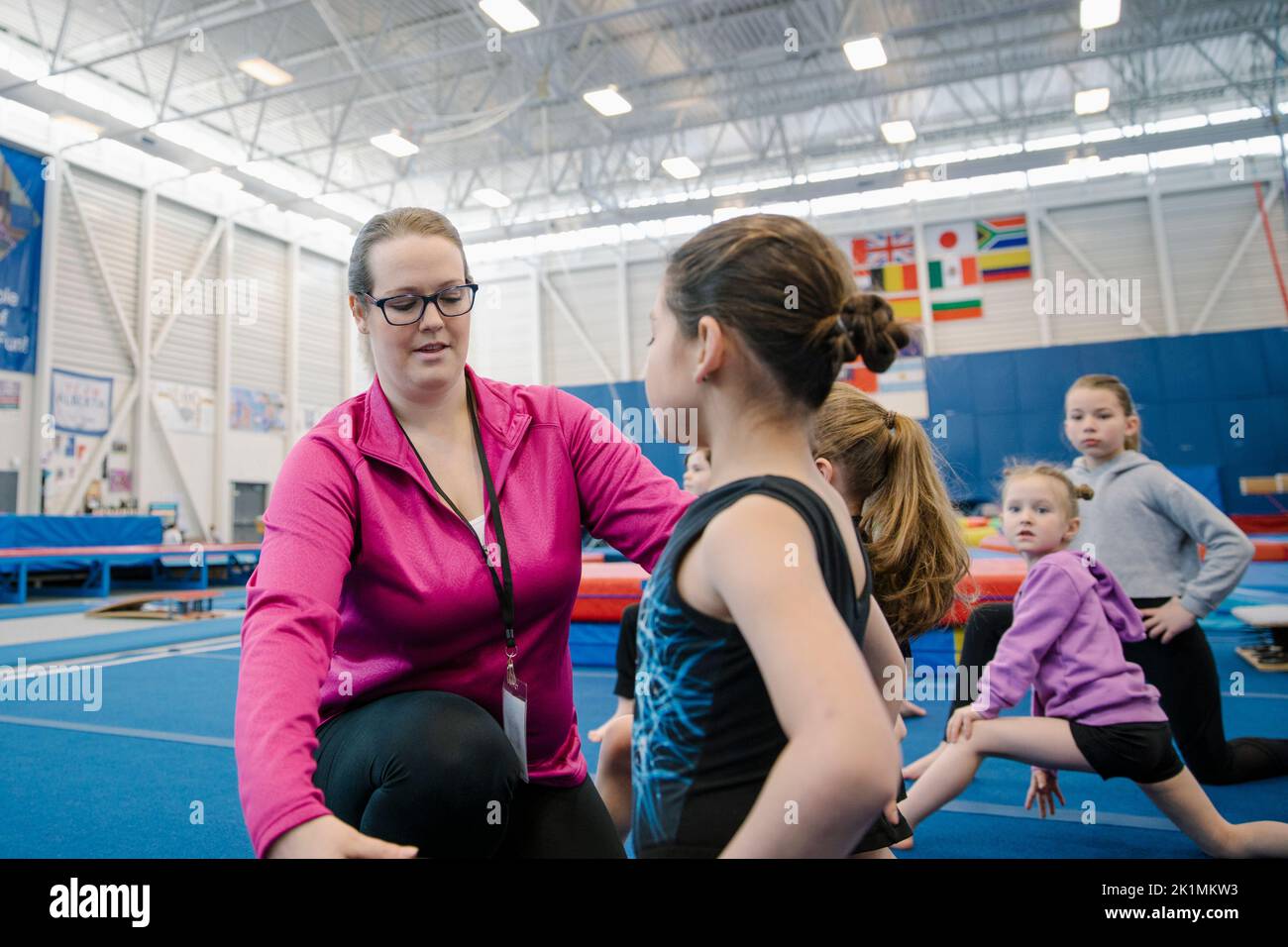 Children gym class hi-res stock photography and images - Alamy