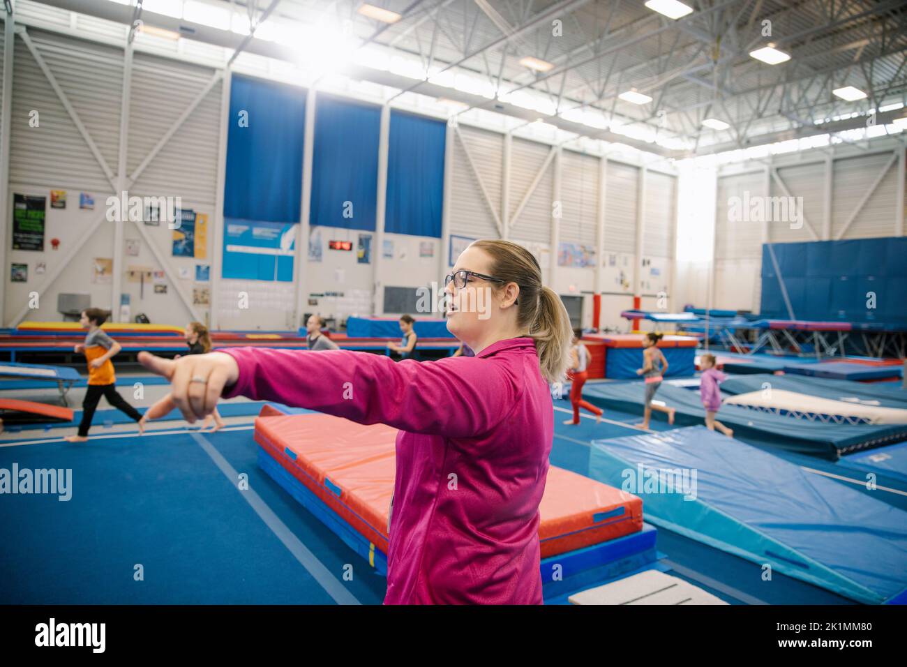 Children gym class hi-res stock photography and images - Alamy