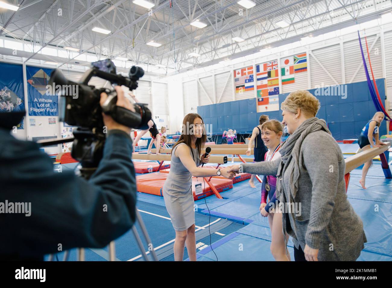 Child interview sport hi-res stock photography and images - Alamy