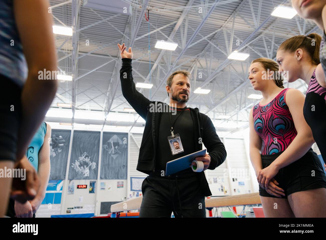 Athletes and coach hi-res stock photography and images - Alamy