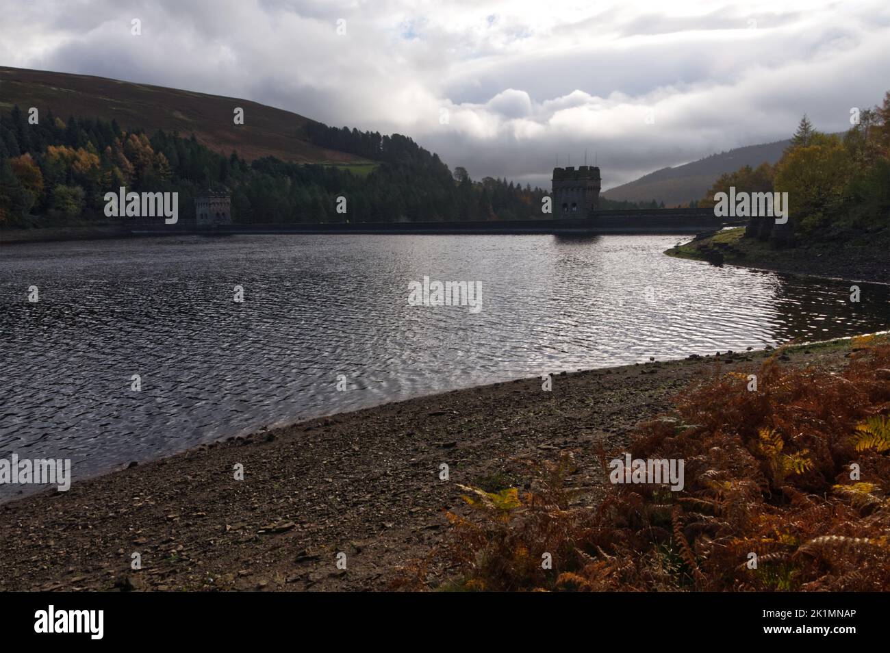 Derwent Reservoir in the Peak District, famous for the role in the ...
